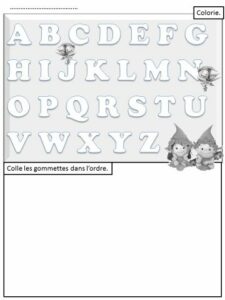 SEQUENCE L'ALPHABET et L'ORDRE ALPHABETIQUE • ReCreatisse
