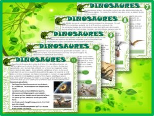 ATELIERS LECTURE dinosaures et autres activités • ReCreatisse