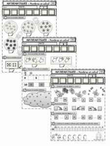 NUMERATION et CALCUL /LES MATHS et MOI / LE NOMBRE DU JOUR - PERIODE 1 ...