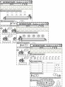 NUMERATION et CALCUL /LES MATHS et MOI / LE NOMBRE DU JOUR - PERIODE 1 ...