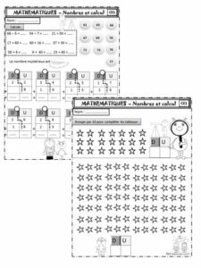 NUMERATION et CALCUL /LES MATHS et MOI / LE NOMBRE DU JOUR - PERIODE 1 ...