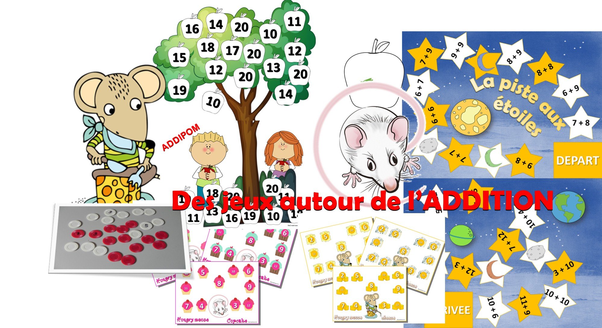 JEUX AUTOUR DE L'ADDITION • ReCreatisse