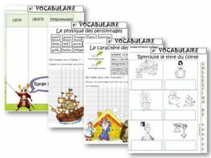 VOCABULAIRE : Les contes CP/CE1 • ReCreatisse
