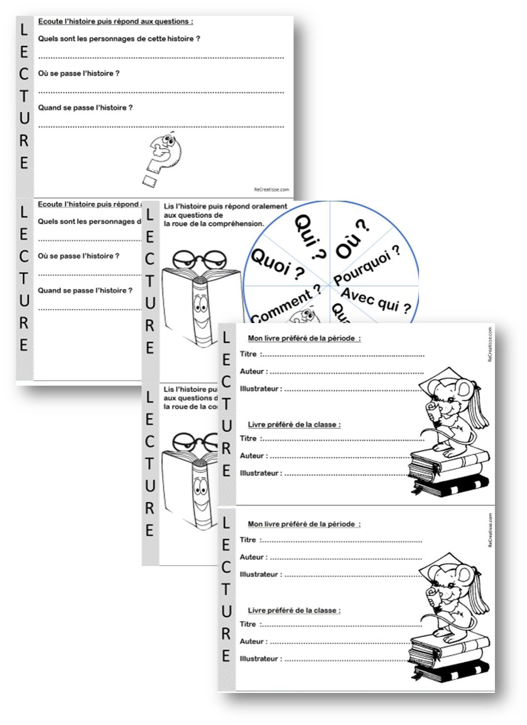 LECTURE : Banque de petites activités • ReCreatisse