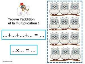 ATELIERS / JEUX / ACTIVITES autour de la MULTIPLICATION • ReCreatisse