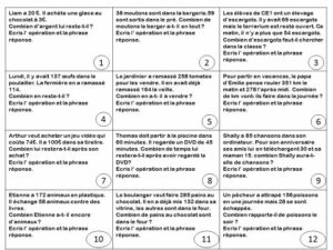 Choisir la bonne opération - Les problèmes, c'est chouette ! • ReCreatisse