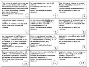 Choisir la bonne opération - Les problèmes, c'est chouette ! • ReCreatisse
