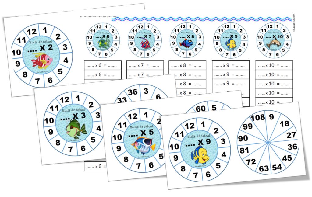 ATELIER : Bulles de calcul • ReCreatisse