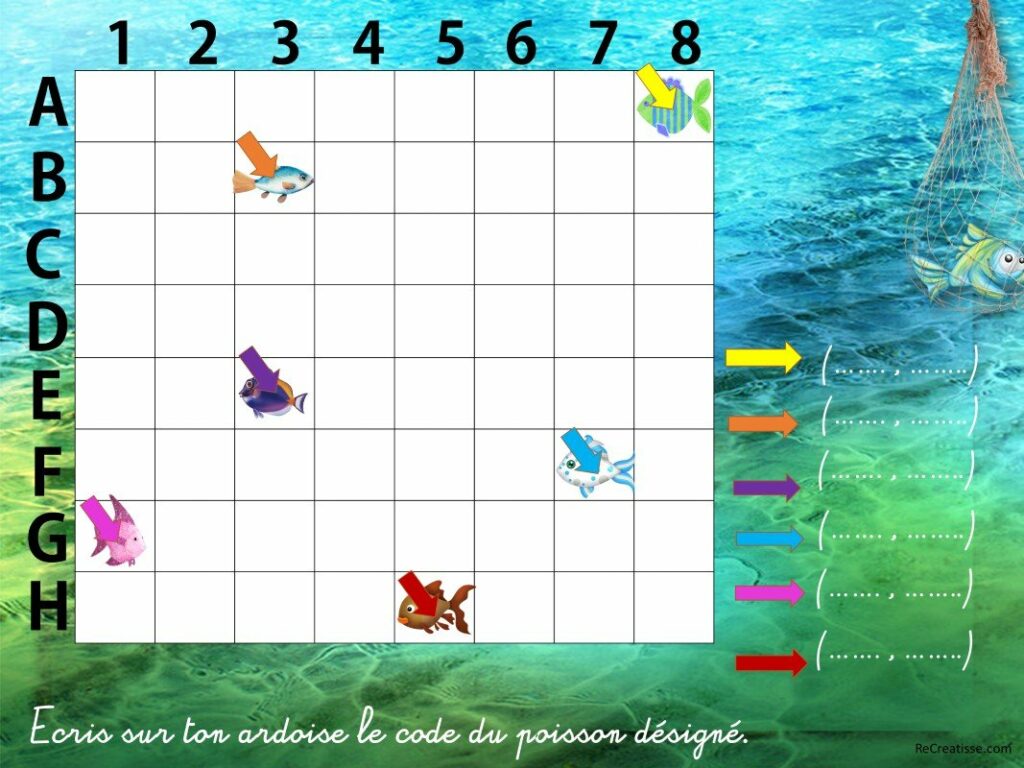 Activités autour des quadrillages • ReCreatisse