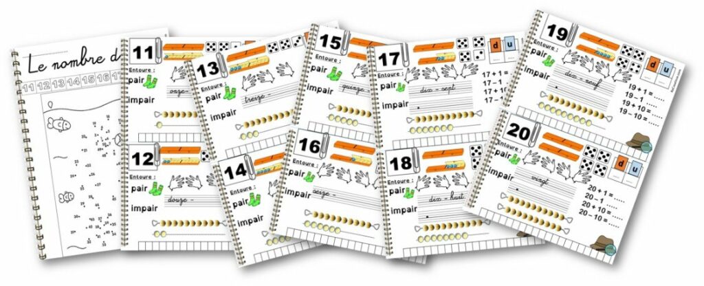 Rituel : exercices pour le nombre du jour • ReCreatisse