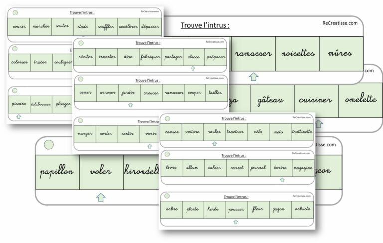 ATELIERS : LES INTRUS • ReCreatisse