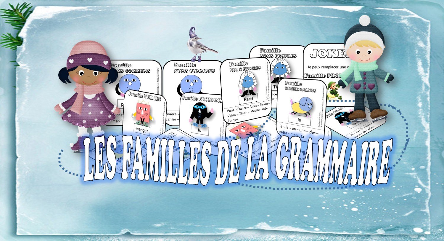 JEU : les familles de la grammaire CE1/ CE2 • ReCreatisse