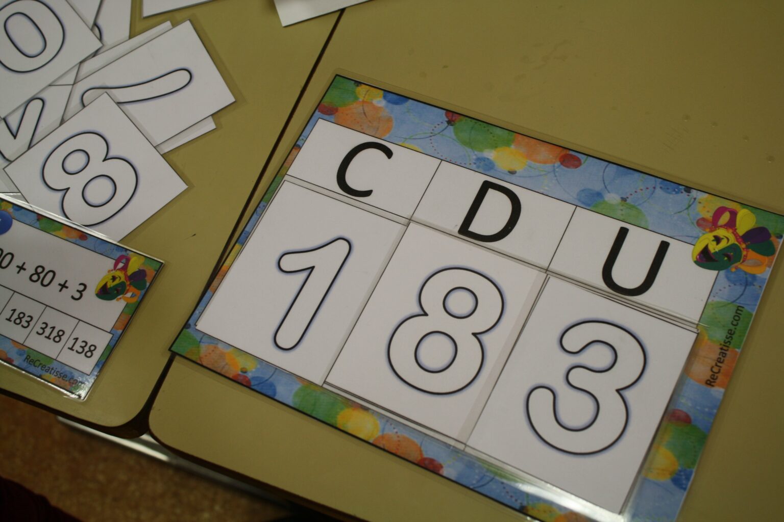 ATELIERS numération jusqu'à 1000 • ReCreatisse