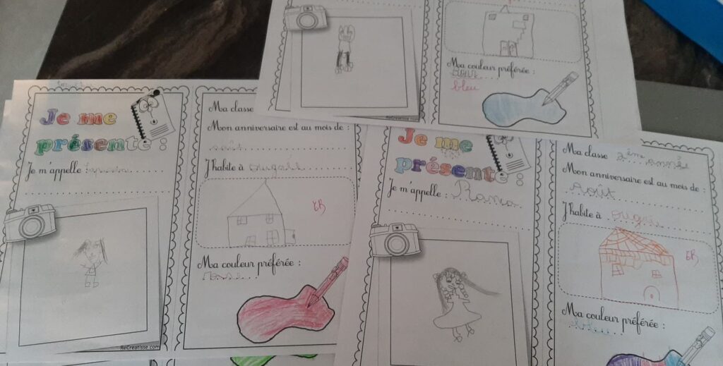 Dépliant production d'écrits début d'année • ReCreatisse