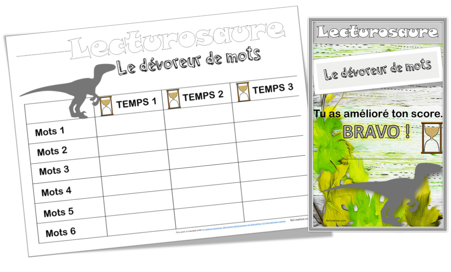 Ateliers lecture autour des dinosaures • ReCreatisse