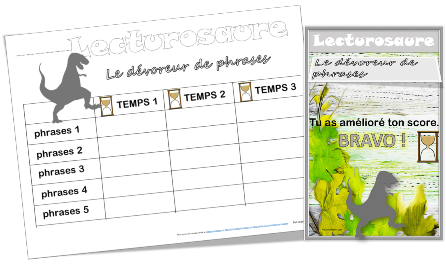 Ateliers lecture autour des dinosaures • ReCreatisse