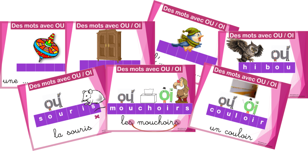 Réviser les sons : OU et OI • ReCreatisse