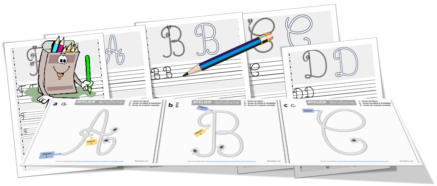 ATELIERS écriture des majuscules • ReCreatisse