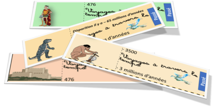 VOYAGES à travers LE TEMPS : supports pédagogiques • ReCreatisse