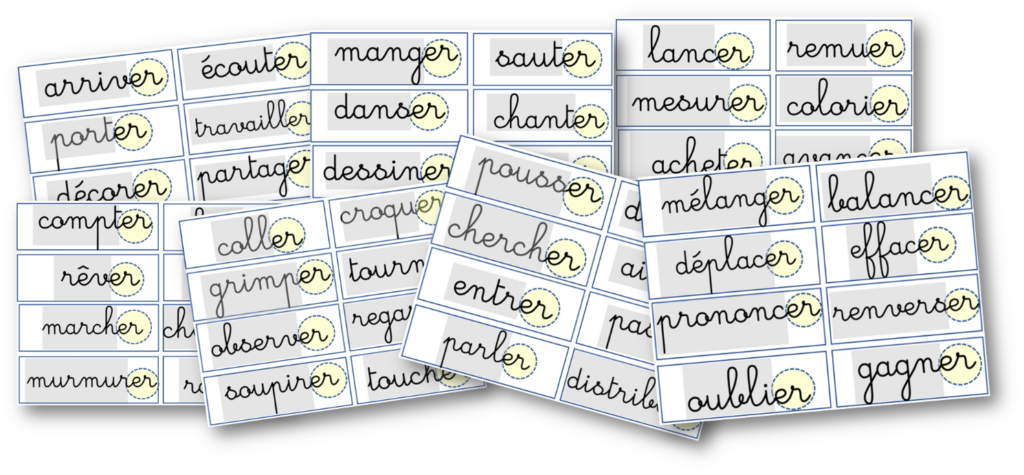 Conjugaison : verbes en ER au présent • ReCreatisse