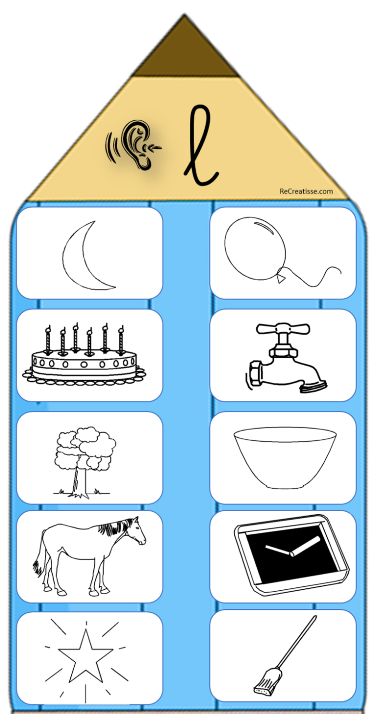 Activités autour des sons et des lettres • ReCreatisse