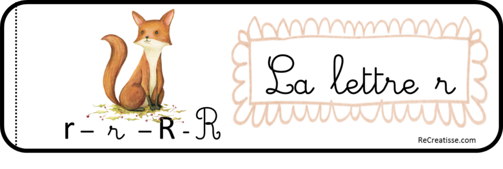 Activités autour des sons et des lettres • ReCreatisse