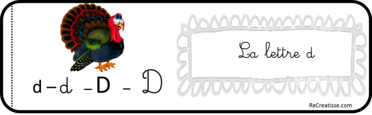 Activités autour des sons et des lettres • ReCreatisse