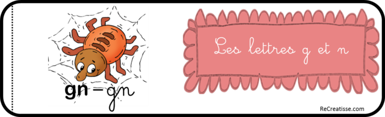 Activités autour des sons et des lettres • ReCreatisse