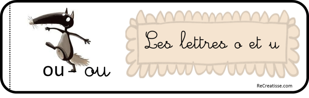 Activités autour des sons et des lettres • ReCreatisse