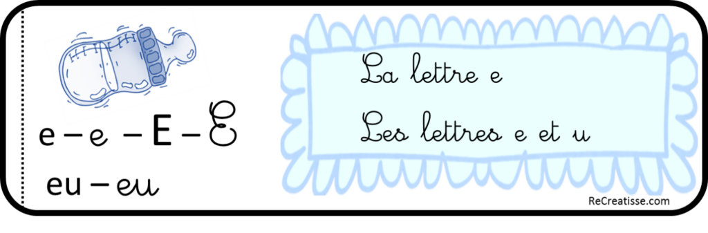 Activités autour des sons et des lettres • ReCreatisse