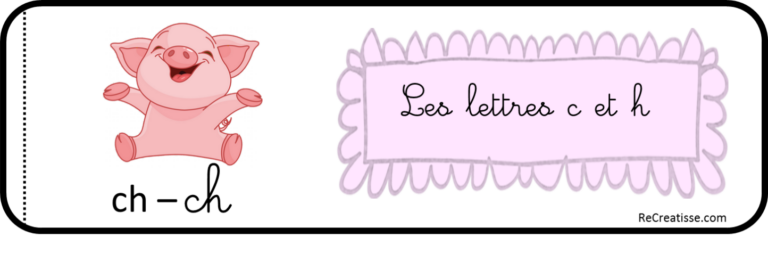 Activités autour des sons et des lettres • ReCreatisse