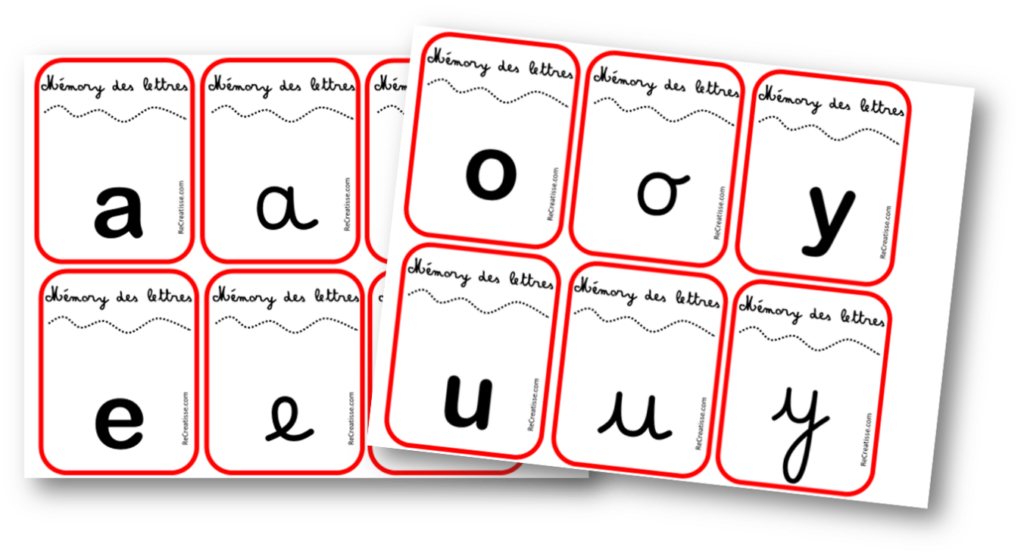 ATELIERS : JEUX avec les LETTRES • ReCreatisse