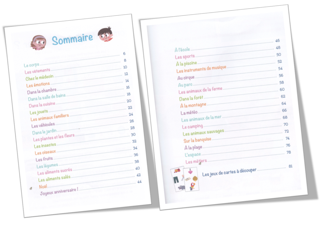 Je joue et j'apprends le vocabulaire • ReCreatisse