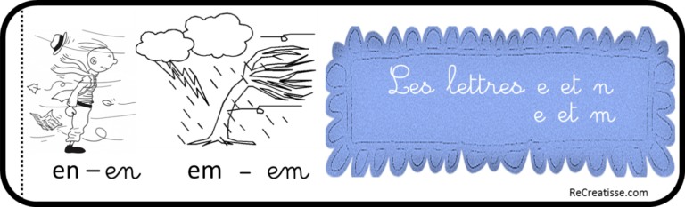 Activités autour des sons et des lettres 2 • ReCreatisse