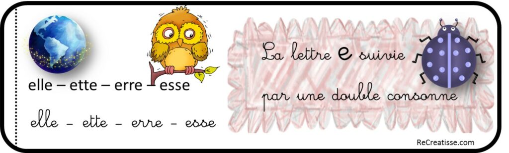 Activités autour des sons et des lettres 2 • ReCreatisse