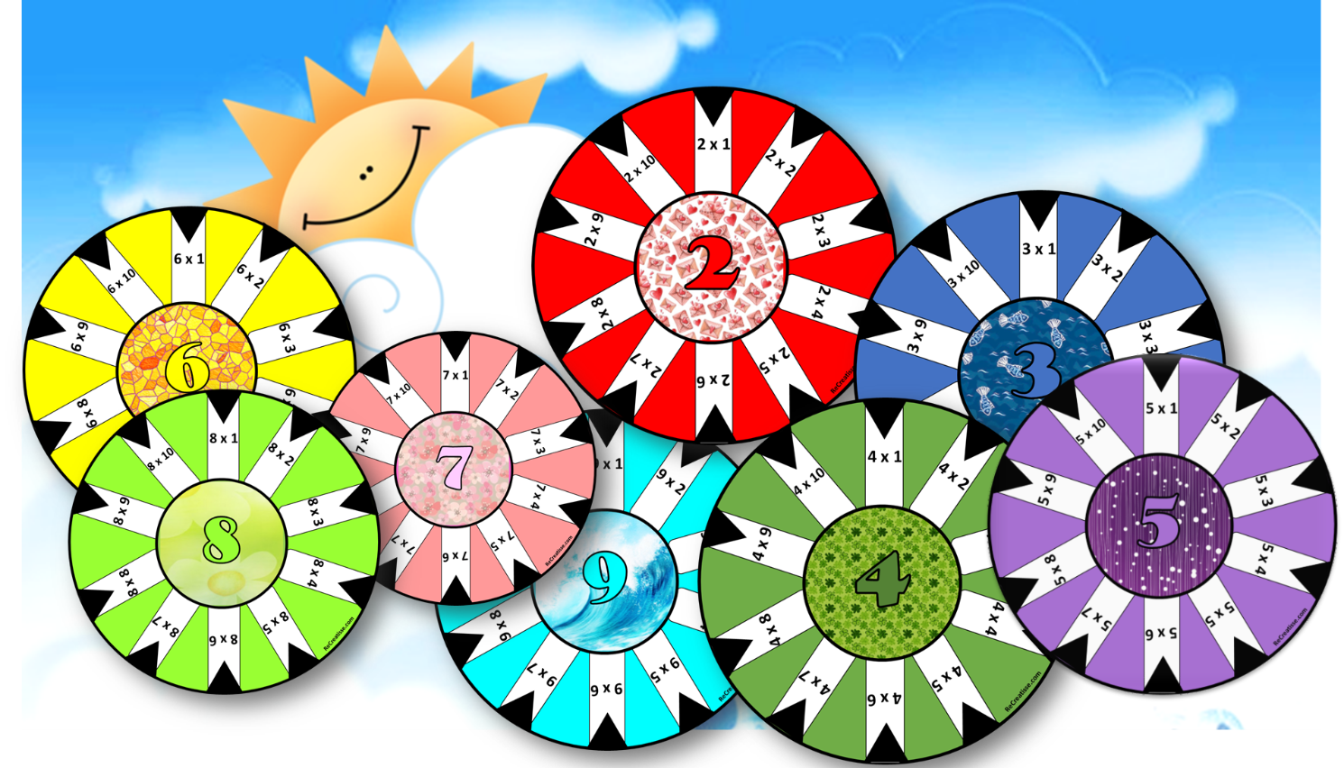 Atelier calcul : Sunrise Tables • ReCreatisse