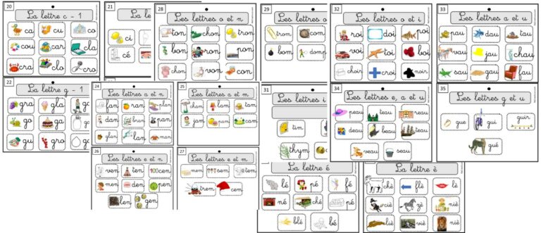 CARTES LECTURE syllabes • ReCreatisse