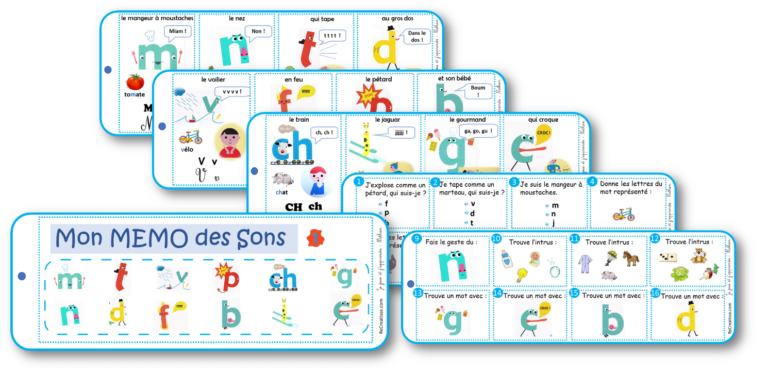Mémos des sons : je joue et j'apprends ! • ReCreatisse
