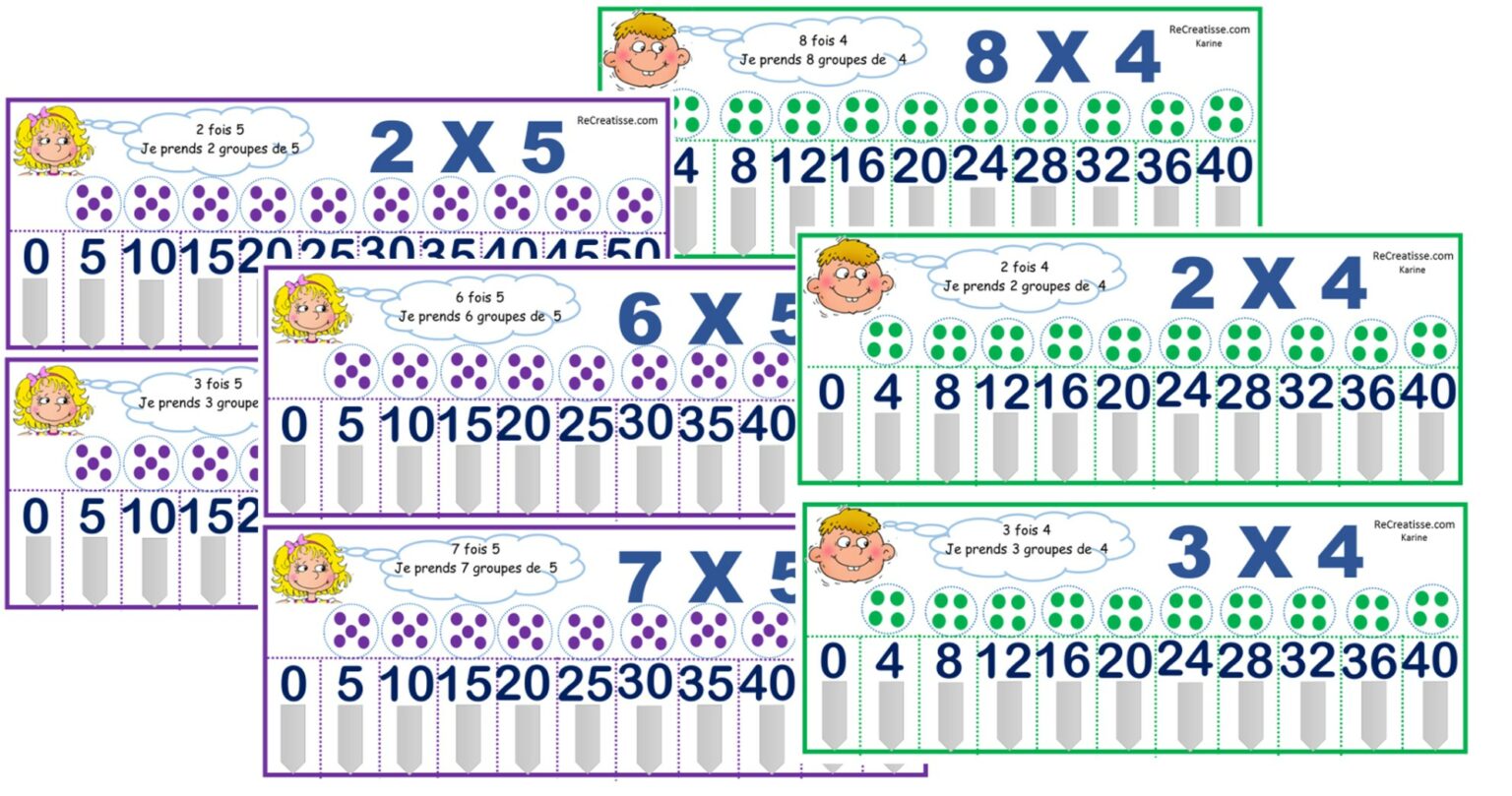 Atelier multiplication : La bonne place ! • ReCreatisse