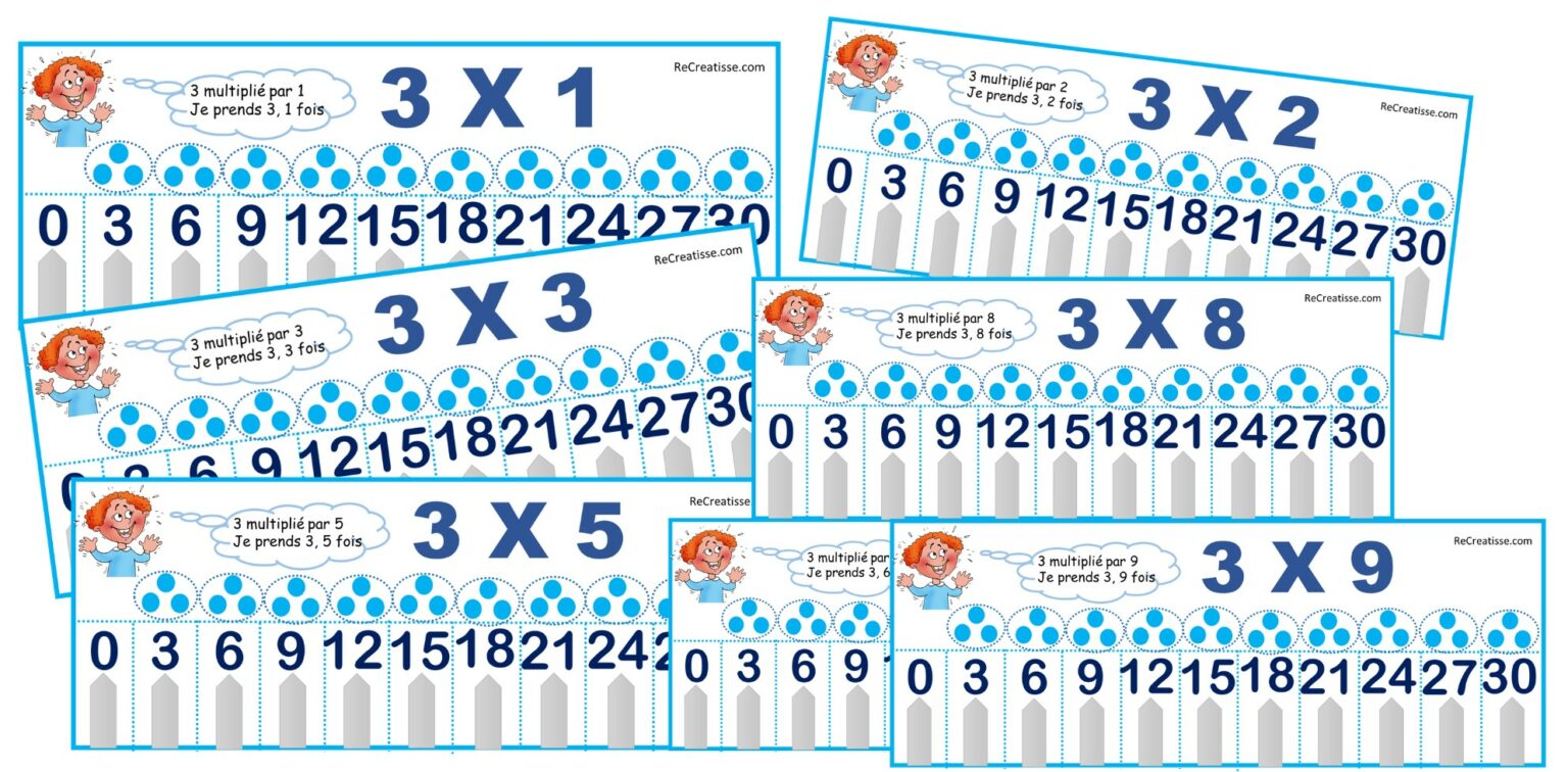 Atelier multiplication : La bonne place ! • ReCreatisse