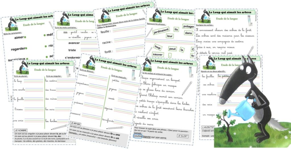 Séquence : Le Loup qui aimait les arbres • ReCreatisse