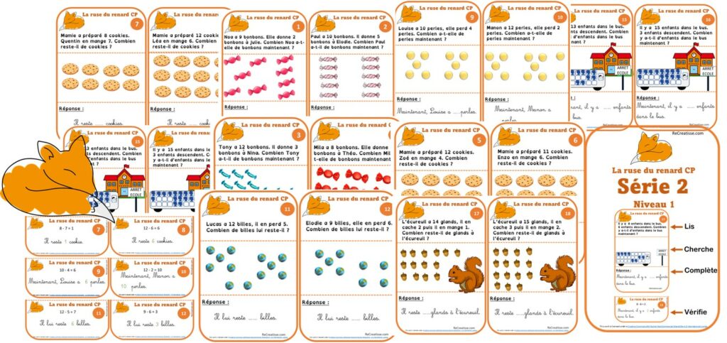 Ateliers problèmes : La ruse du renard • ReCreatisse