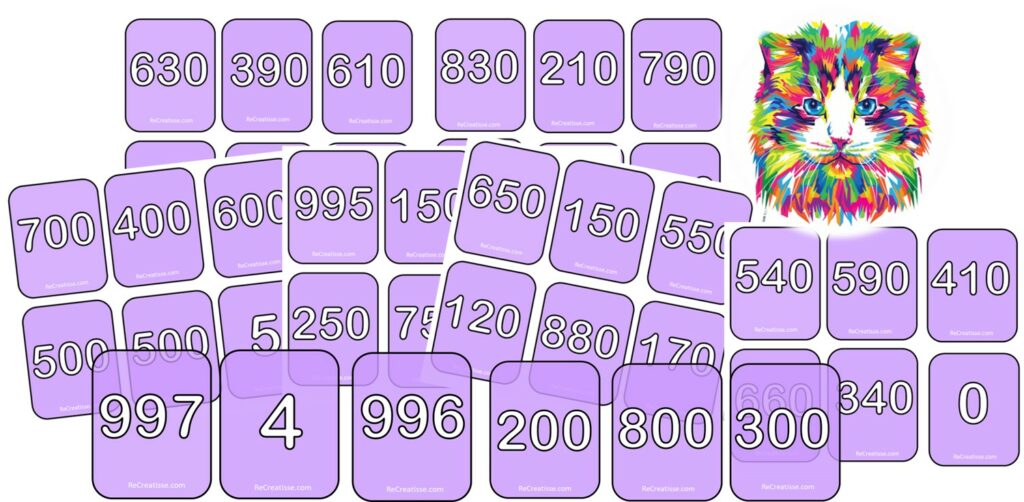 Compléments à 10, 100, 1000 • ReCreatisse