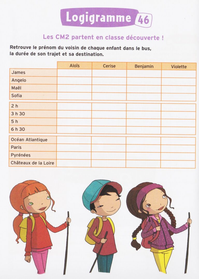 Les petits cahiers Retz : logigrammes / jeux avec OI et OU • ReCreatisse