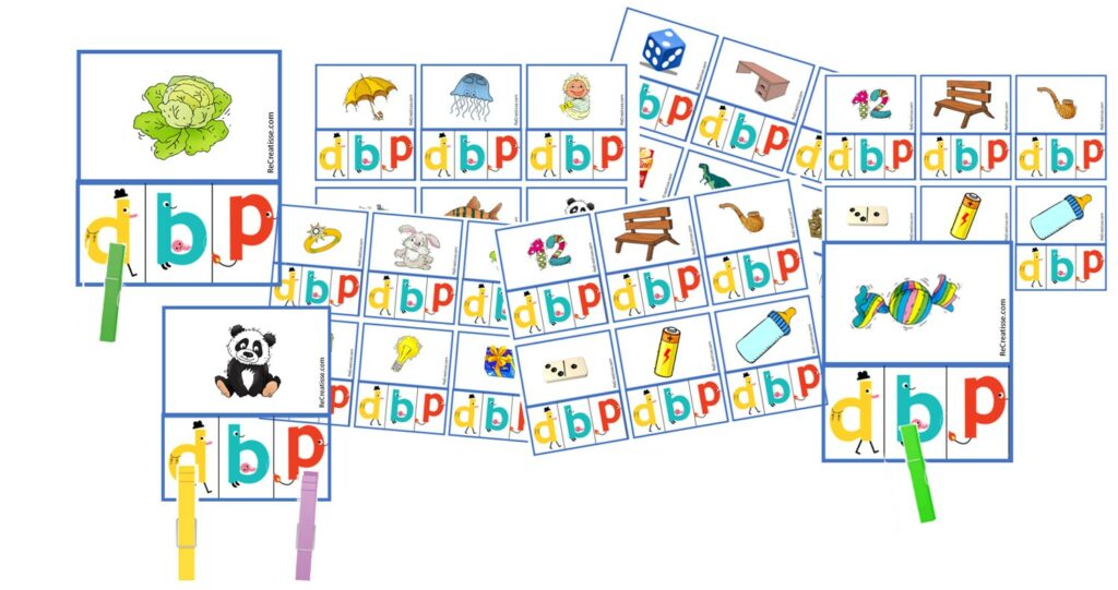 Ne plus confondre B/P/D • ReCreatisse