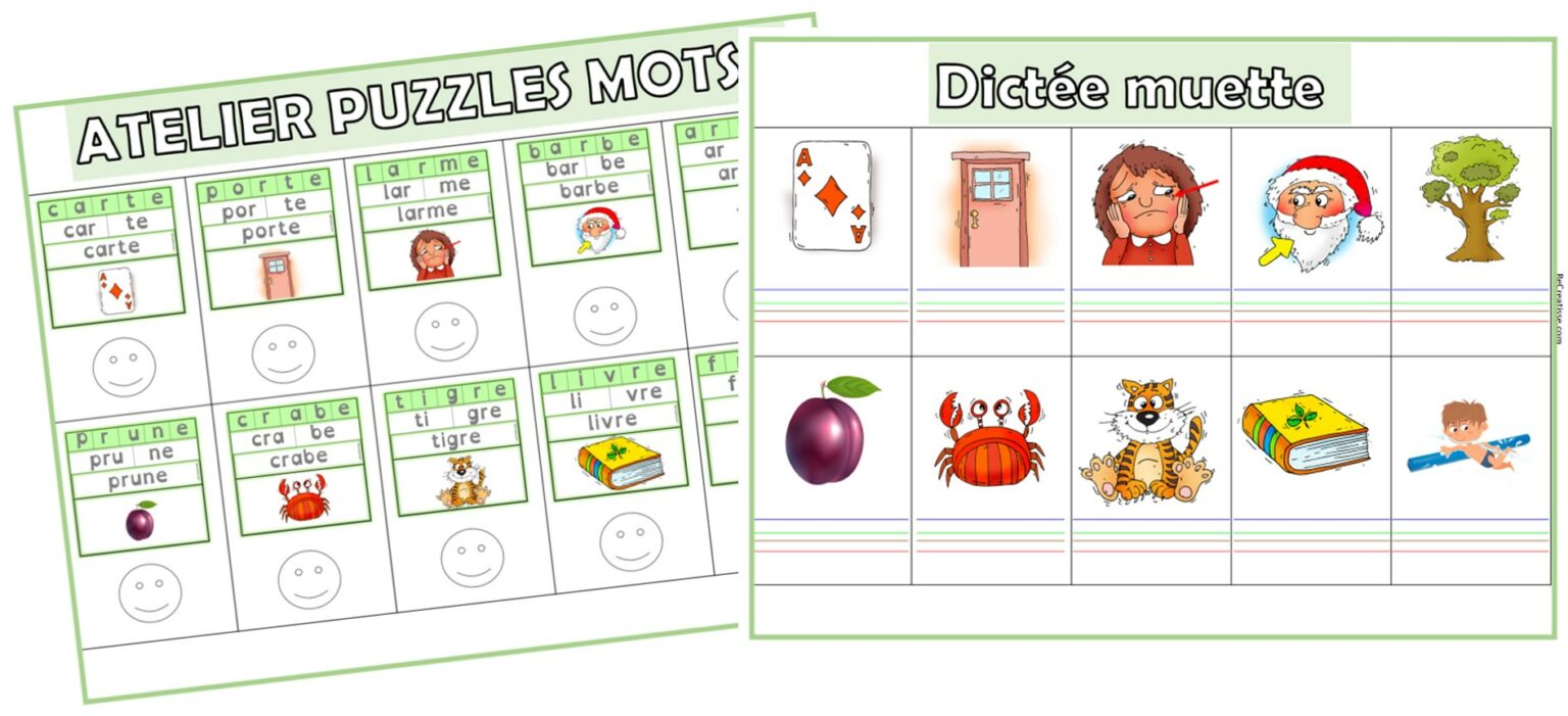 ATELIER Puzzles mots • ReCreatisse