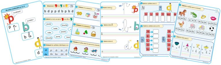 Ne plus confondre B/P/D • ReCreatisse