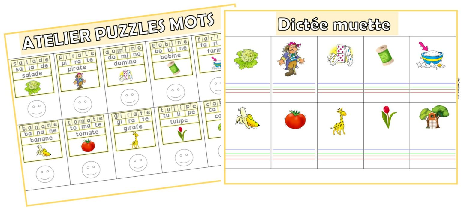 ATELIER Puzzles mots • ReCreatisse