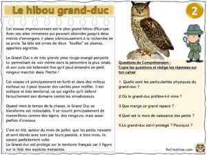 Lecture de textes documentaires • ReCreatisse