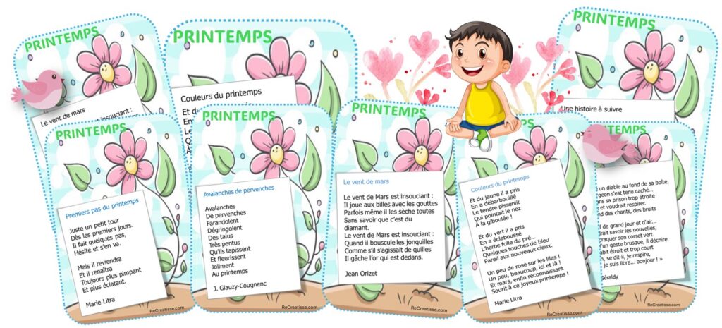 Poésies autour du printemps • ReCreatisse